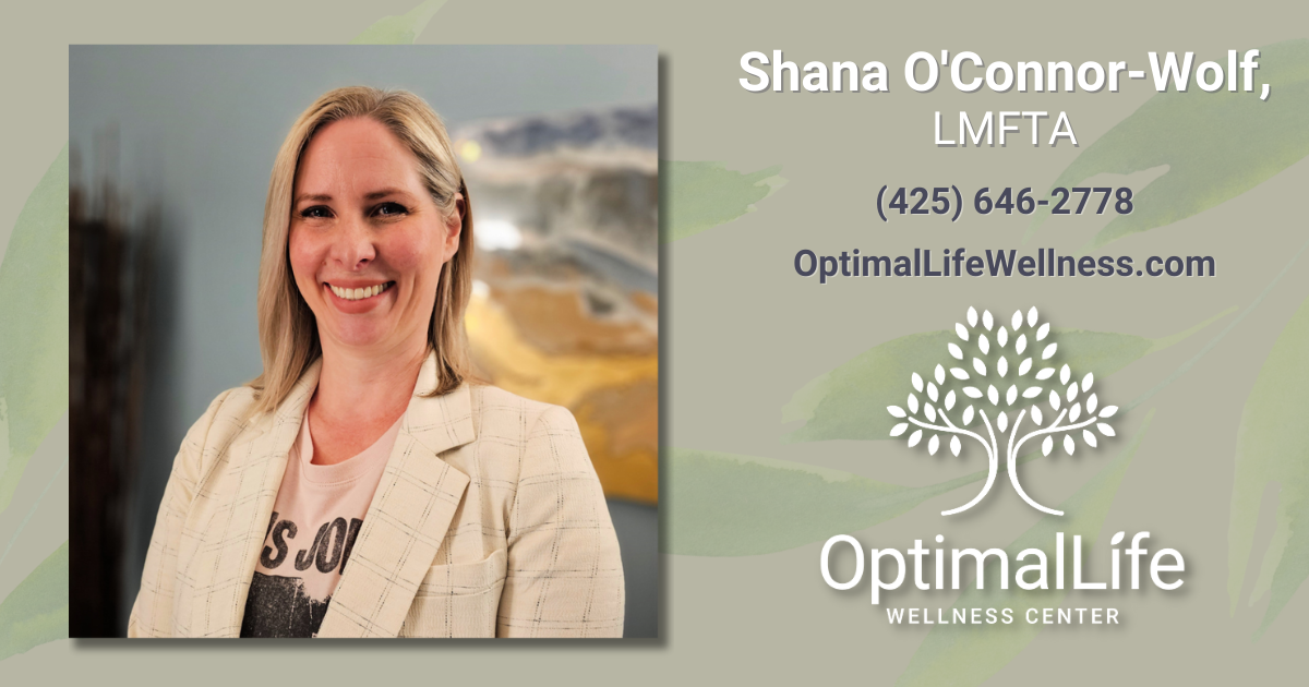 Shana O'Connor-Wolf, LMFTA | OptimalLife Wellness | Counseling in Redmond